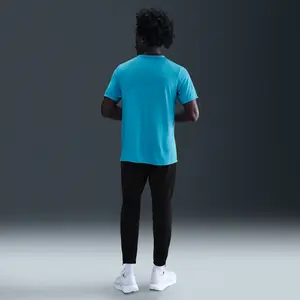 Nike Rise 365 Dri-fit Short-sleeve Running Top - Blue