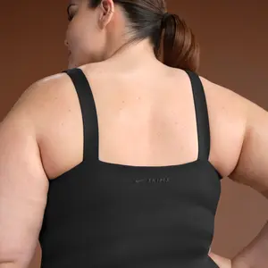 Nike Matte Square-neck Tank Top - Black