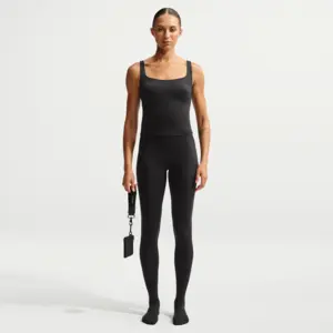 Nike Matte Square-neck Tank Top - Black