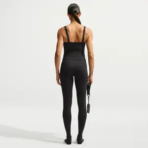 Nike Matte Square-neck Tank Top - Black