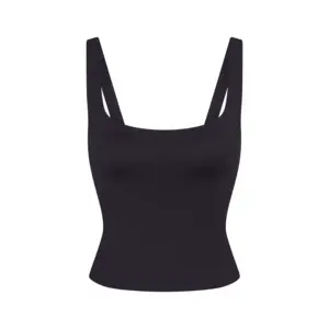 Nike Matte Square-neck Tank Top - Black