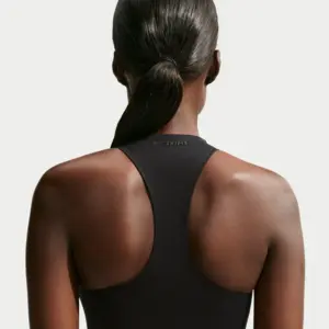 Nike Skims Matte Mock-neck Racerback Tank Top - Black