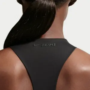 Nike Skims Matte Mock-neck Racerback Tank Top - Black