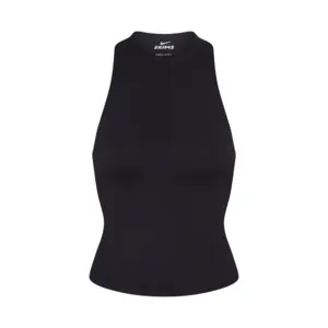 Nike Skims Matte Mock-neck Racerback Tank Top - Black