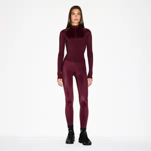 Nike Skims Shine High-waisted Bonded 26" Leggings - Red