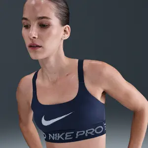 Nike Pro Light-support Non-padded Sports Bra - Blue