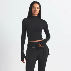Women's Compression Turtleneck Tops
