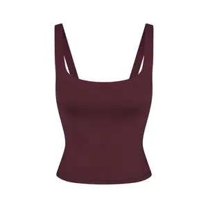 Nike Skims Matte Square-neck Tank Top - Red