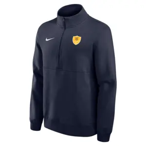 Nike College Club Fleece 1/4-zip Top - Blue