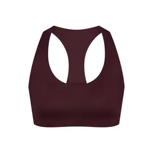 Nike Skims Shine Racerback Bra - Red