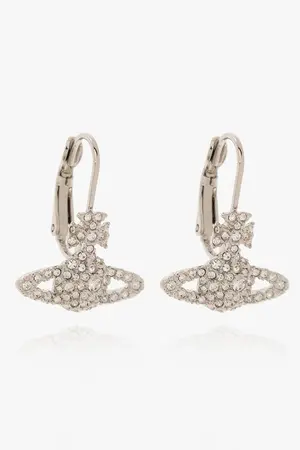VIVIENNE WESTWOOD Grace Brass Earrings - Silver