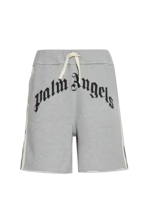 Palm Angels Vintage-effect Shorts - Grey