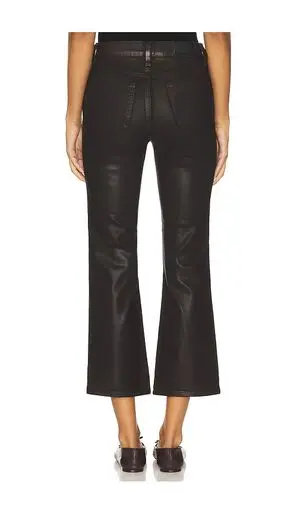 PISTOLA Lennon High Rise Crop Bootcut Jeans - Brown