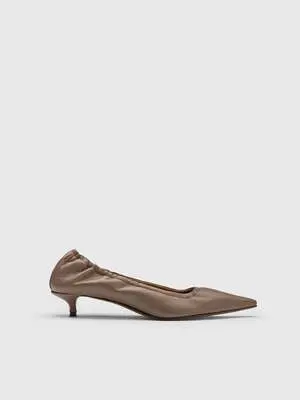 ATP ATELIER Valfurva Nappa Pumps - Tahini