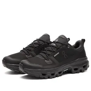 On Cloudrock Low Wp Sneakers - Black