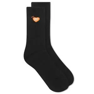 HUMAN MADE Pile Heart Socks - Black