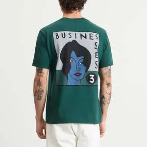 PARRA Nothing Please T-shirt - Pine Green