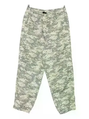 StÜssy Elasticated-waistband Camouflage Pants