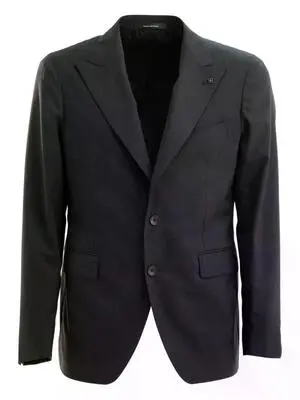 Tagliatore Button Single-breasted Jacket - Black