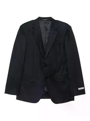 Canali Notched-lapel Single-breasted Suit - Black