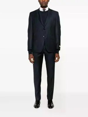 Canali Plaid Wool Suit