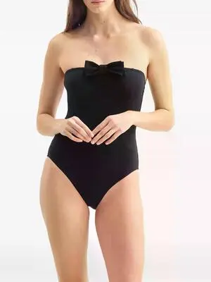 ERES Strapless One-piece Swimsuit With Bow Detail