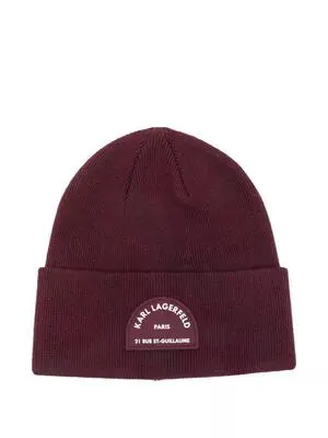 Karl Lagerfeld Logo-patch Beanie