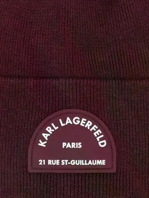 Karl Lagerfeld Logo-patch Beanie