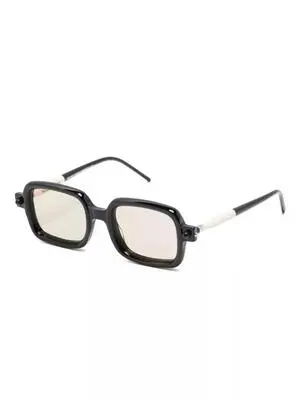 KUBORAUM Rectangle Frame Sunglasses - Brown