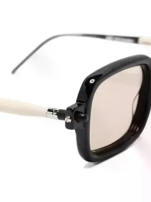 KUBORAUM Rectangle Frame Sunglasses - Brown