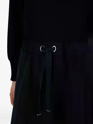 Herno Drawstring-waist Turtleneck Midi Dress