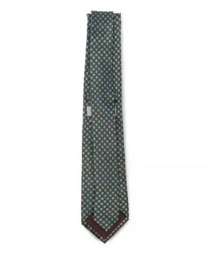Canali Patterned Neck Tie