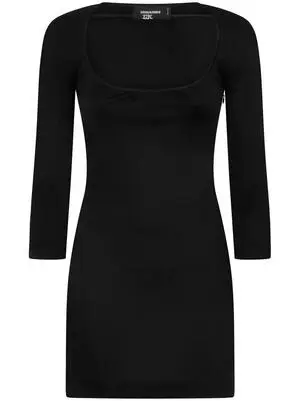 Dsquared2 Round-neck Minidress - Black