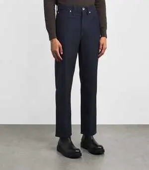 Brioni Embroidered Slim Trousers