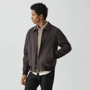 Theory Bomber Jacket In Atelier Wool