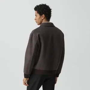 Theory Bomber Jacket In Atelier Wool