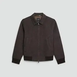 Theory Bomber Jacket In Atelier Wool