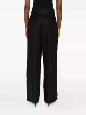 MAISON HOTEL Tailored Wide-leg Trousers