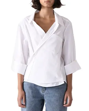 CISSA Solid Wrap Shirt