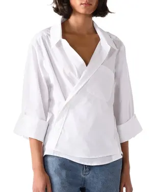 CISSA Solid Wrap Shirt