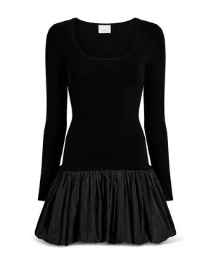 Cinq À Sept Brisa Mixed Media Mini Dress