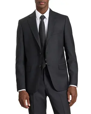 Ted Baker London Modern Fit Grid Suit Jacket - Black