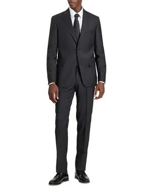 Ted Baker London Modern Fit Grid Suit Jacket - Black