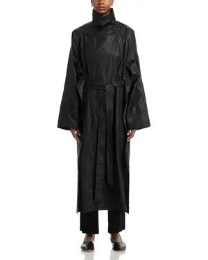 Issey Miyake Aerial Steel Trench Coat