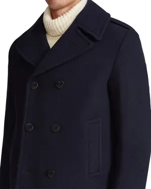 Polo Ralph Lauren Melton Wool-blend Pea Coat