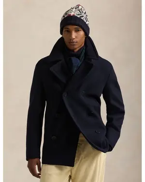 Polo Ralph Lauren Melton Wool-blend Pea Coat