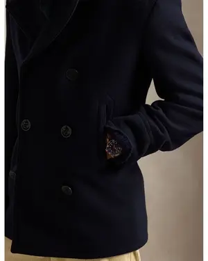 Polo Ralph Lauren Melton Wool-blend Pea Coat