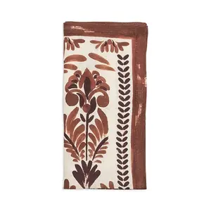 KIM SEYBERT Botanica Napkin In Ivory & Brown - Ivory/brown