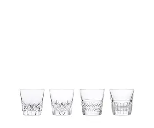 SAINT LOUIS Kings Hall Crystal Tumblers, Set Of 4