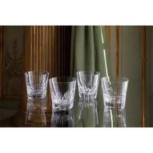 SAINT LOUIS Kings Hall Crystal Tumblers, Set Of 4